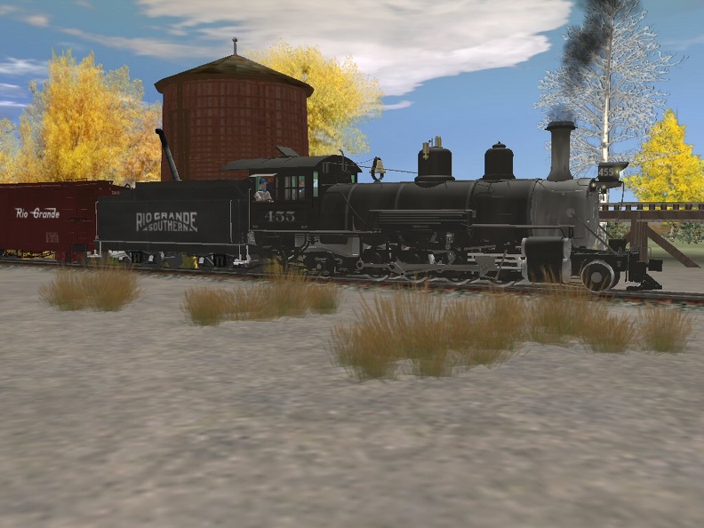 Rio Grande Southern #455 (pre-wreck) | Carson Car Shops